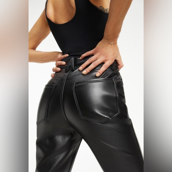 Good American | Pants & Jumpsuits | Nwt Good American Good Classic Faux ...